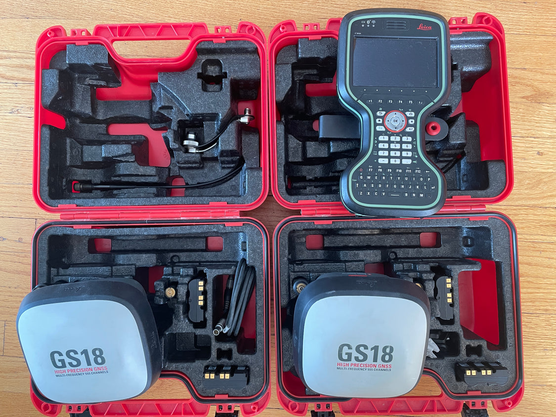 Used Leica GS18i and GS18 Base - Rover set – LATNET